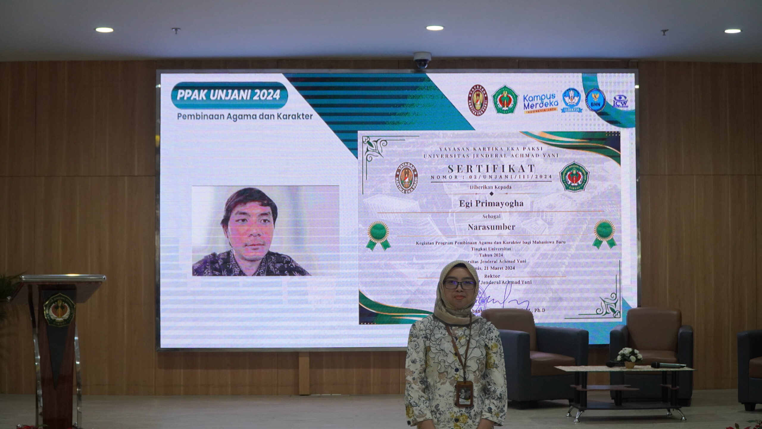 Pembukaan PPAK Mahasiswa Baru Universitas Jenderal Achmad Yani TA 2023/ ...